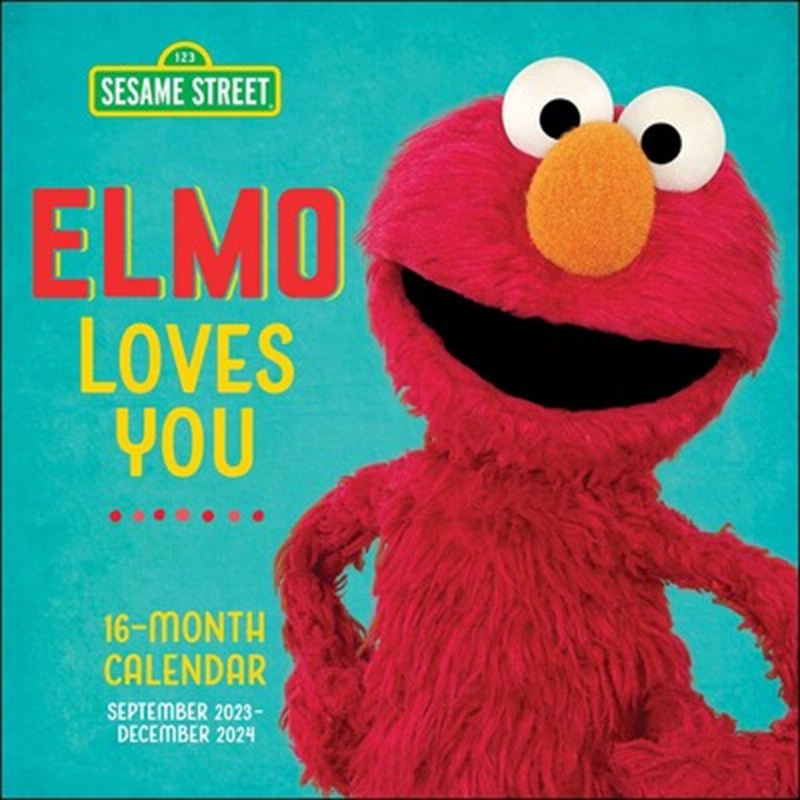 Buy Sesame Street Elmo Loves You 16 Month Calendar Online | Sanity