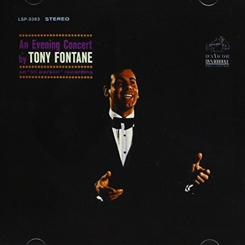 Buy An Evening Concert by Tony Fontane (Live) Online | Sanity