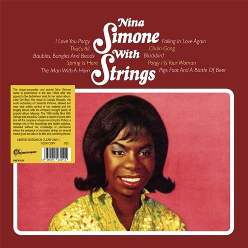 Buy Nina Simone - Nina Simone With Strings Online | Sanity