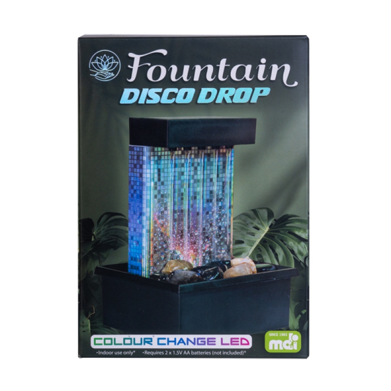 Buy LED Disco Back Drop Water Feature Fountain Online | Sanity