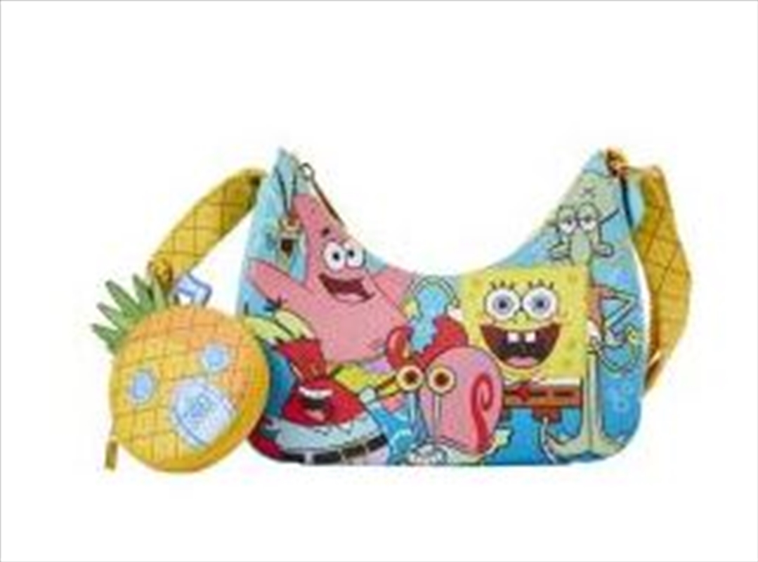 Buy Loungefly Spongebob Squarepants - Group Shot Crossbody Online | Sanity
