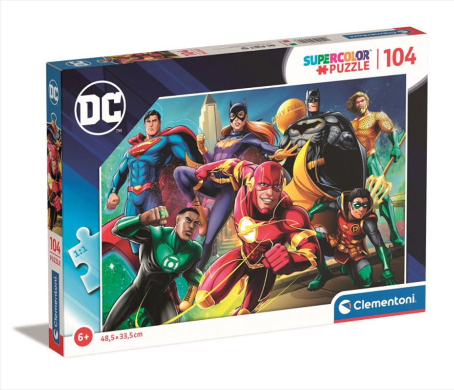 Buy Clementoni Puzzle DC Comics Justice League 104 Piece Super Online ...