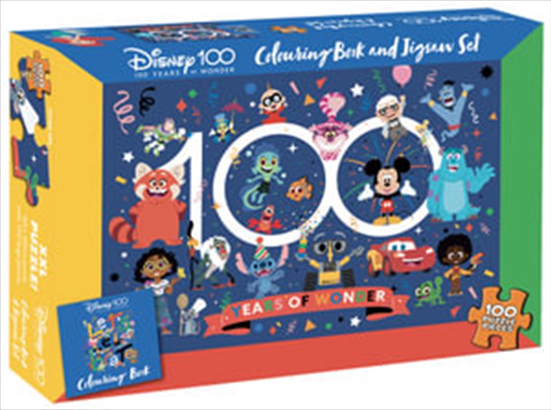 Buy Disney 100 Colouring Book and Jigsaw Set Online | Sanity