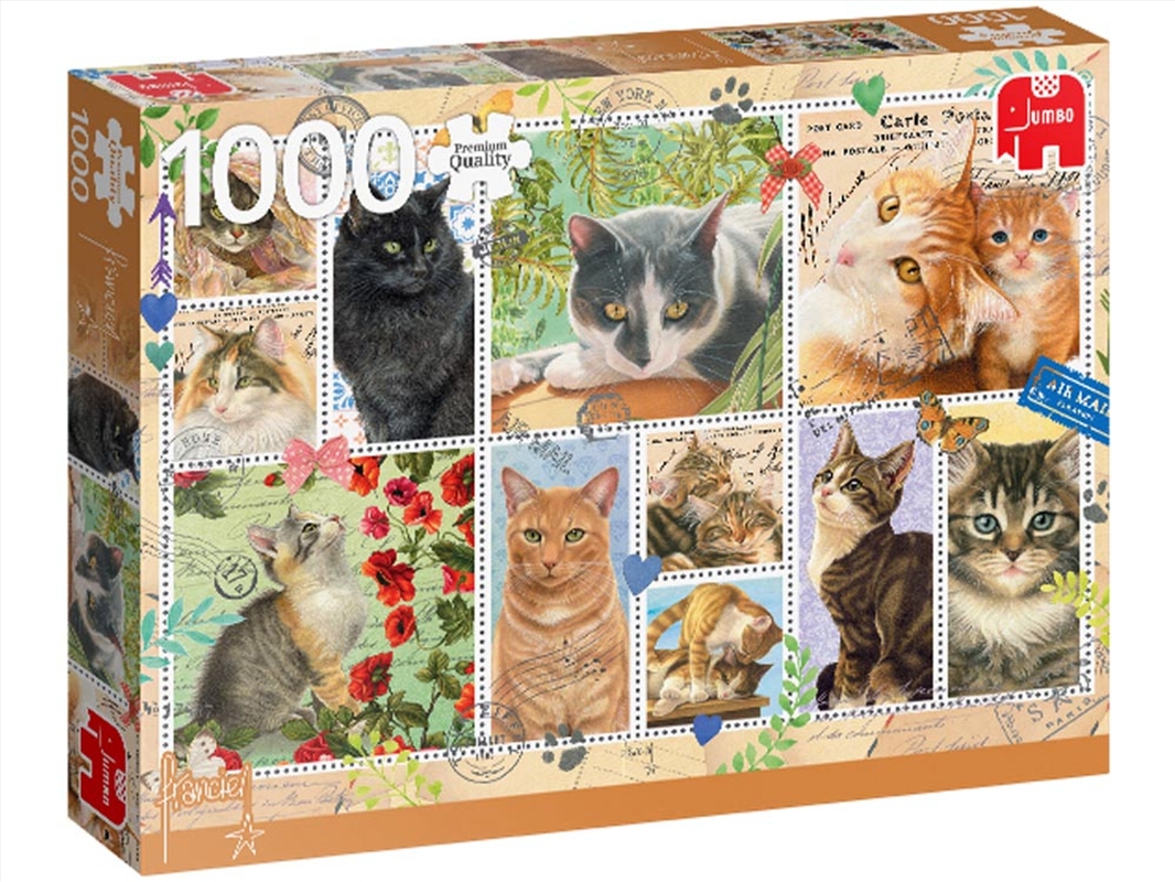 Francien Cat Stamps 1000 Piece | Sanity