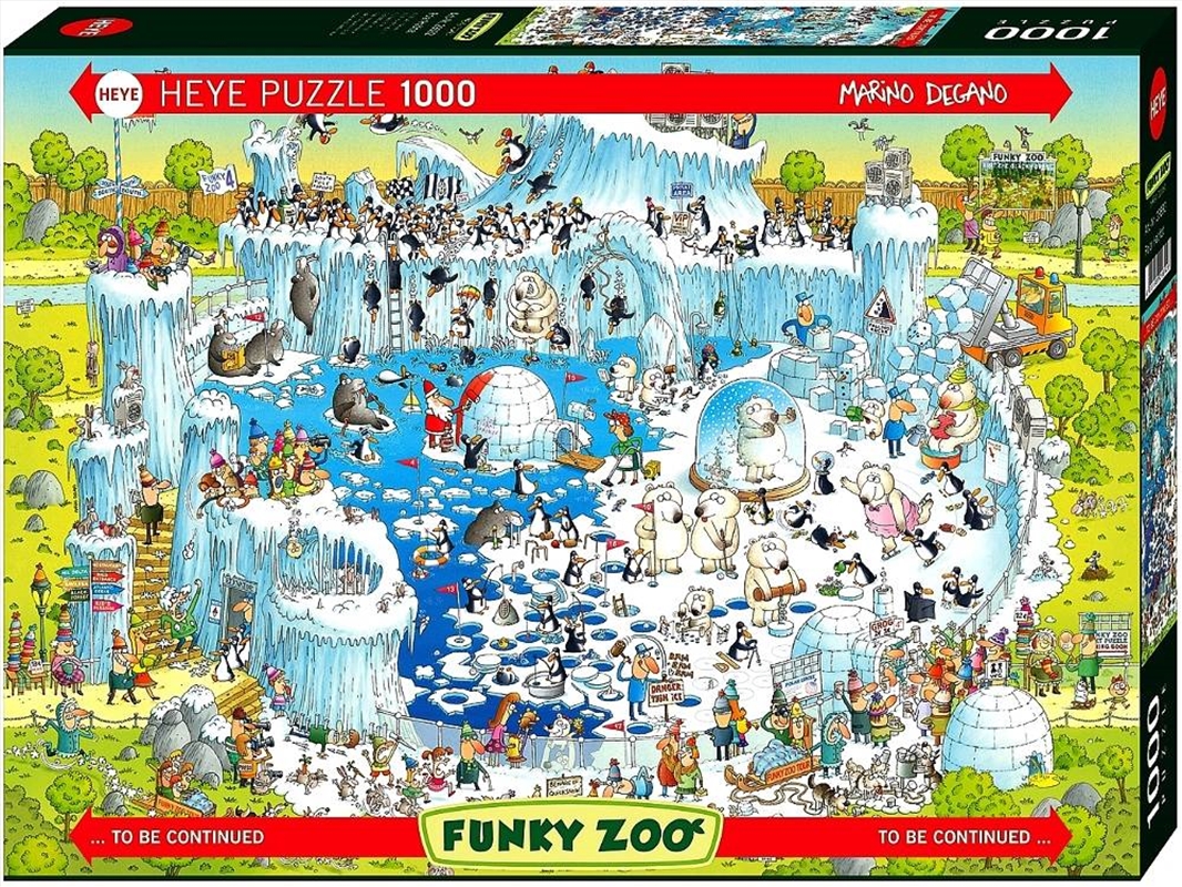 Buy Funky Zoopolar Habitat 1000 Piece Online | Sanity