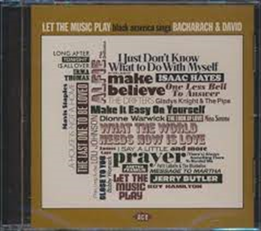 Buy Let The Music Play: Black America Sings Bacharach Online | Sanity