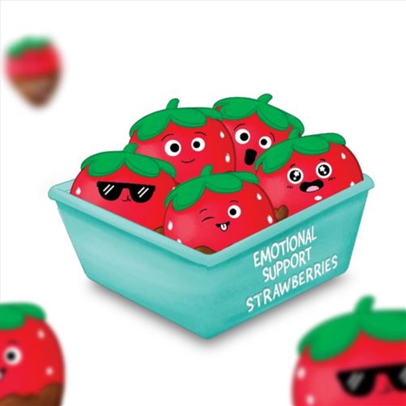 Buy What Do You Meme Emotional Support Strawberries Plush Toy Online | Sanity