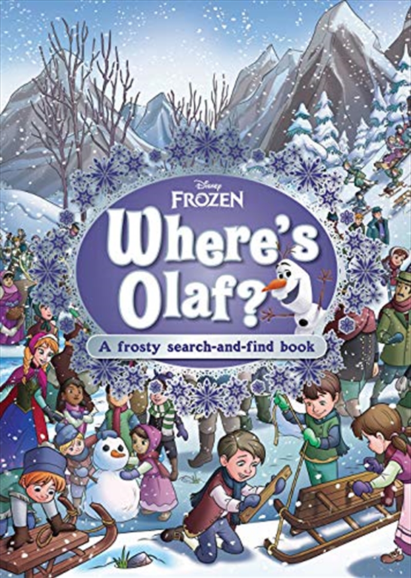 Childrens Book: Disney Frozen - Where's Olaf?: a Frosty Search-And-Find ...