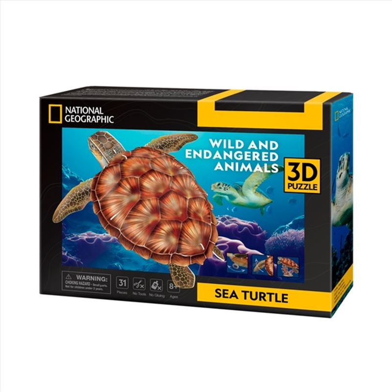 Buy National Geographic Sea Turtle 3D Puzzle Online | Sanity