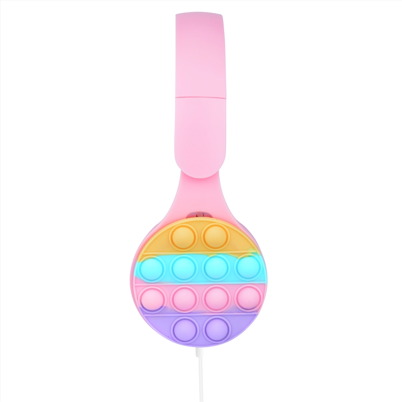 Buy Laser Kids Bubble Pop Wired Headphones Pink Online | Sanity