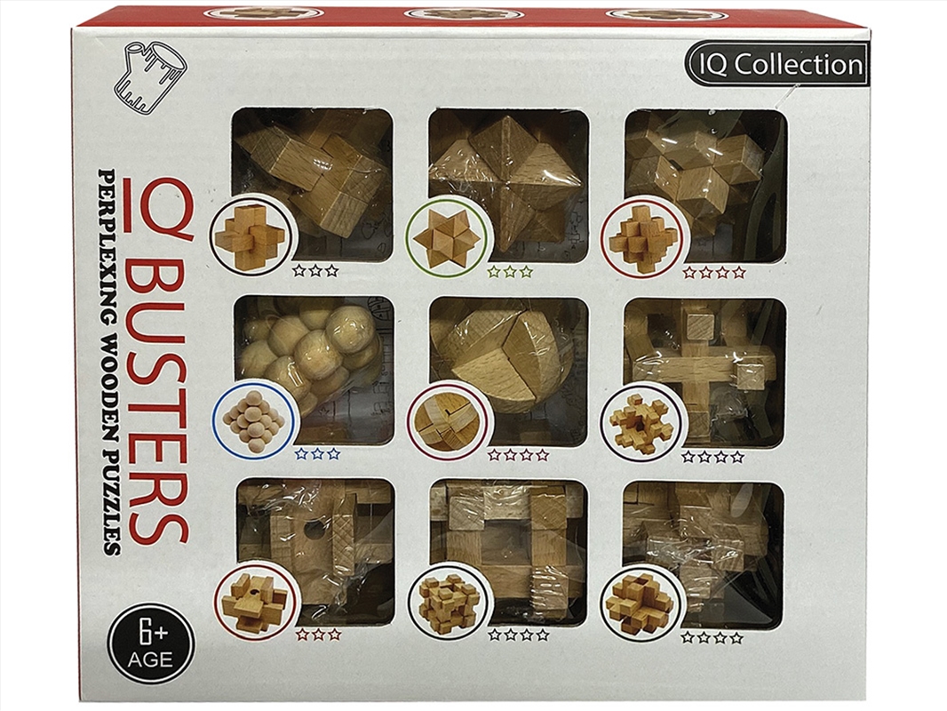 Buy Iq Busters Set Of 9 Wooden Online | Sanity