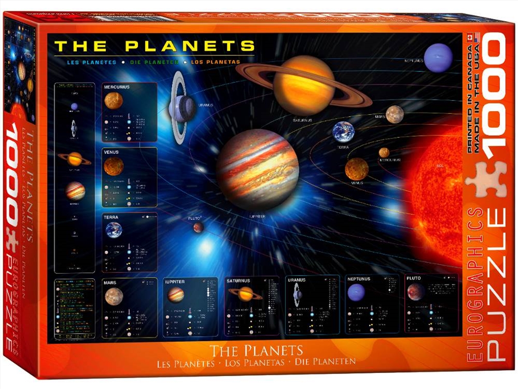 Buy The Planets 1000 Piece Online | Sanity