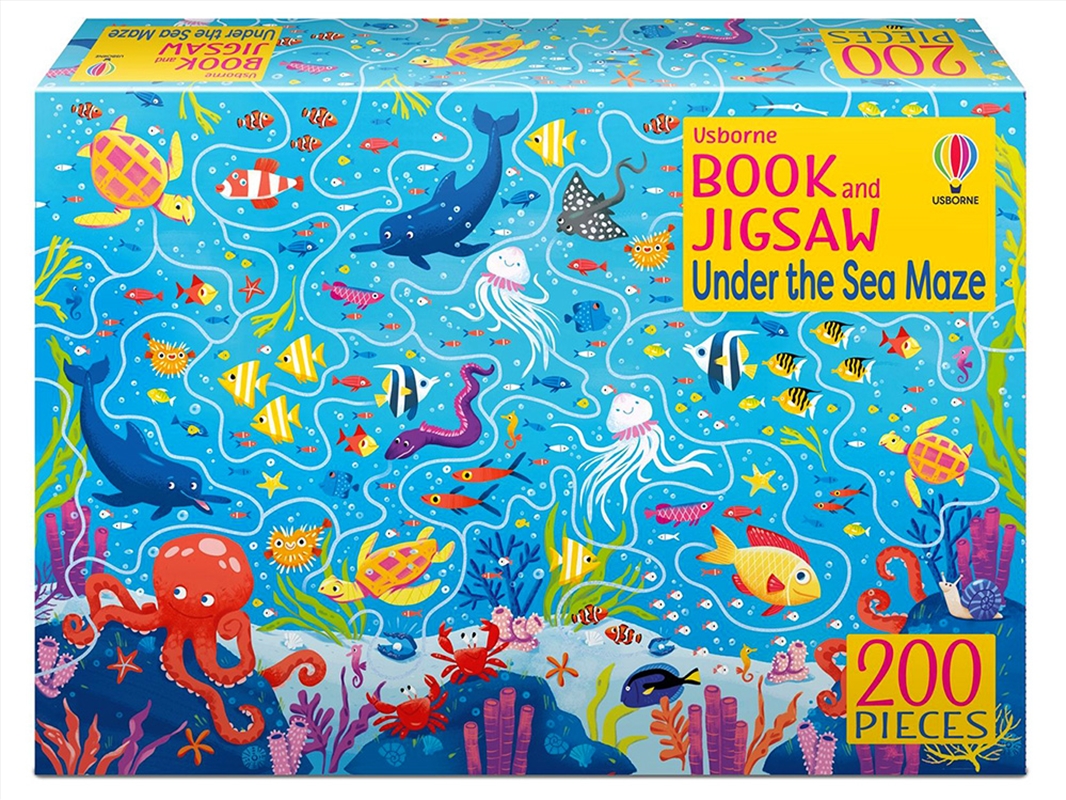Buy Under The Sea Maze Bk & Jigsaw Online | Sanity